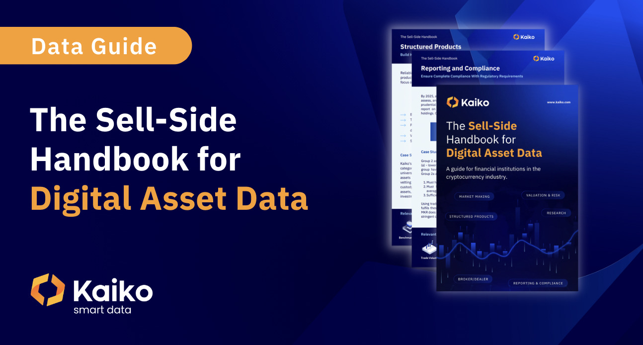 Kaiko Data Guide: Sell Side - Kaiko